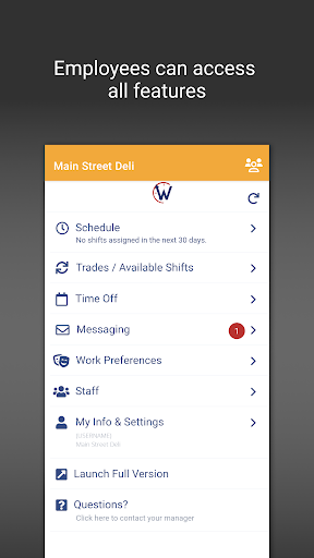 دانلود برنامه WhenToWork Employee Scheduling اندروید | بازار