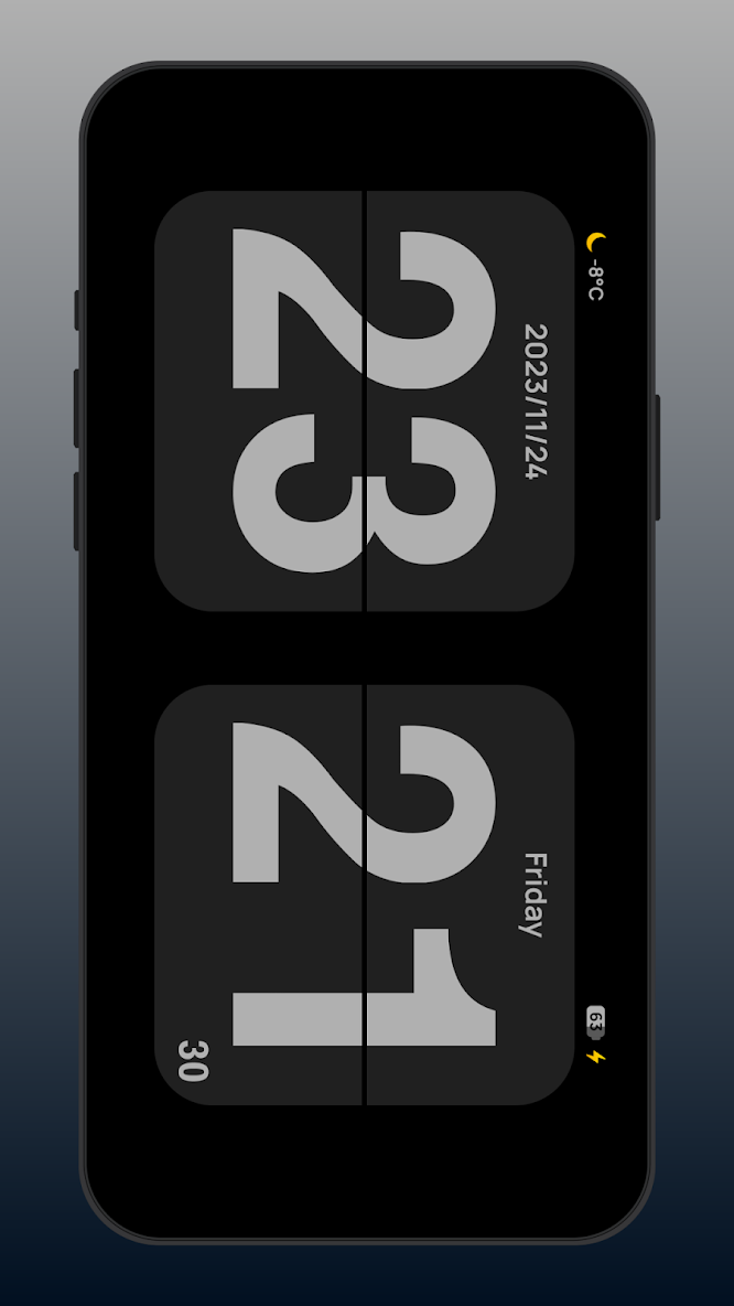 دانلود برنامه Flip Clock World Clock اندروید بازار