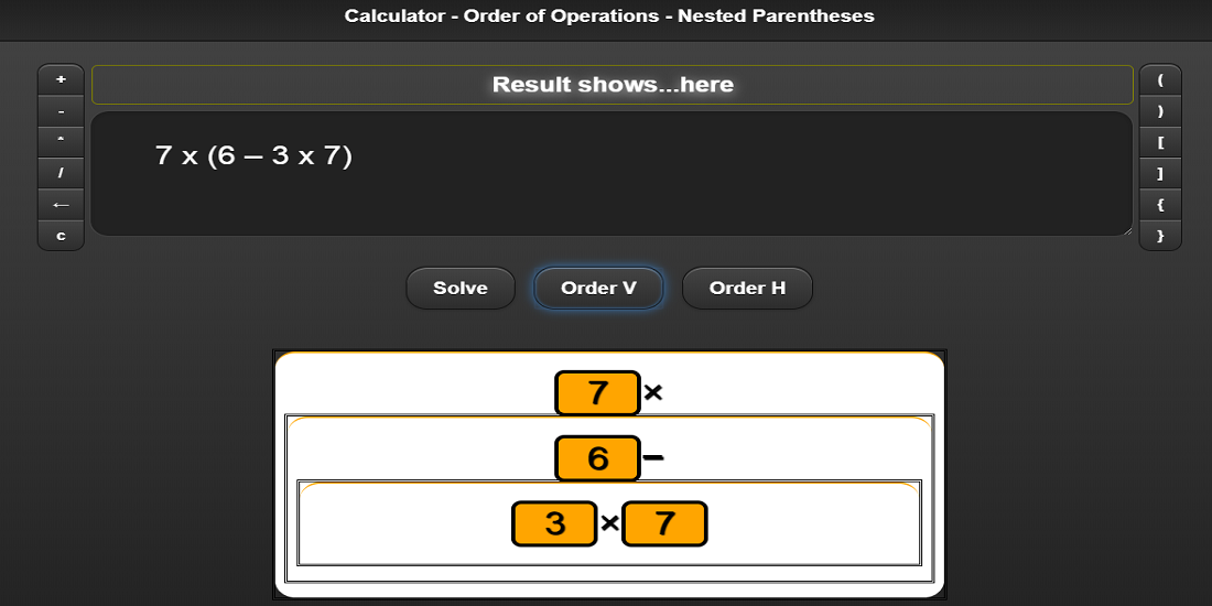 دانلود برنامه Calculator Parentheses - Order Of Operations اندروید | بازار