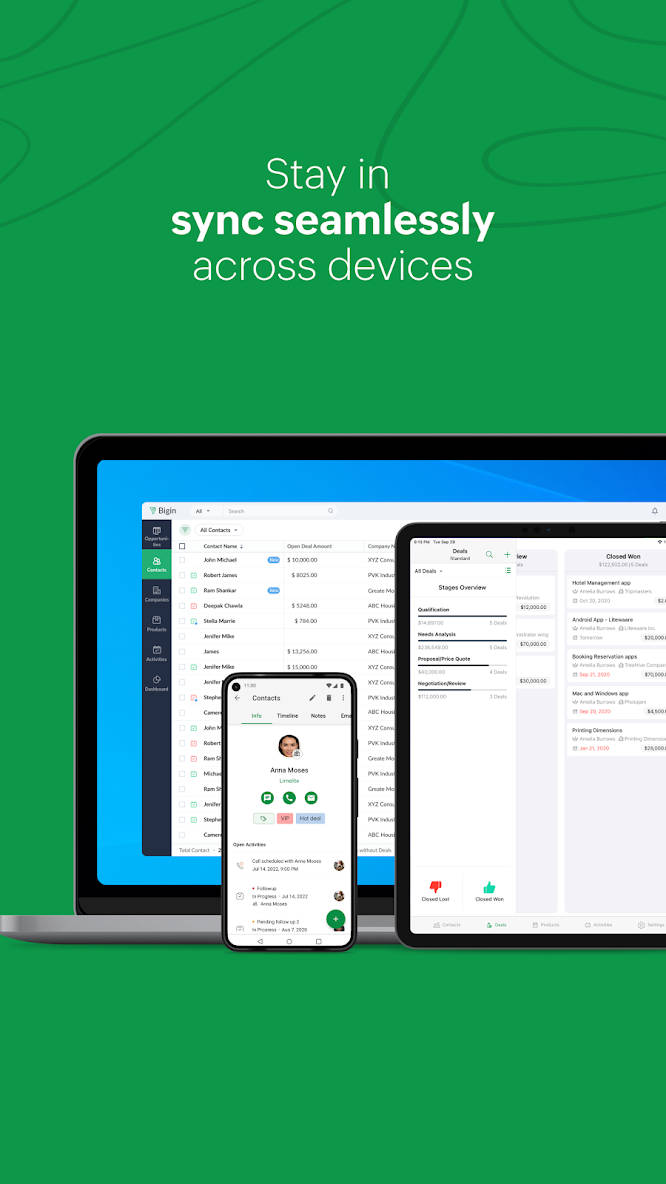 دانلود برنامه Bigin By Zoho Crm اندروید بازار