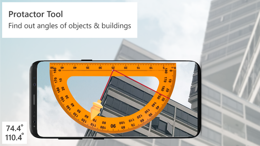 برنامه Protractor And Angle Meter دانلود بازار