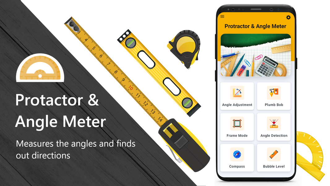 دانلود برنامه Protractor And Angle Meter اندروید بازار