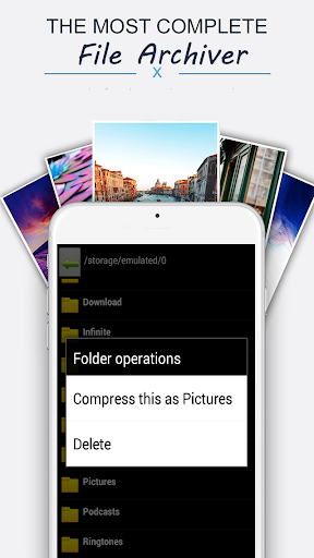 دانلود برنامه Compress Files Zip Small Size اندروید بازار