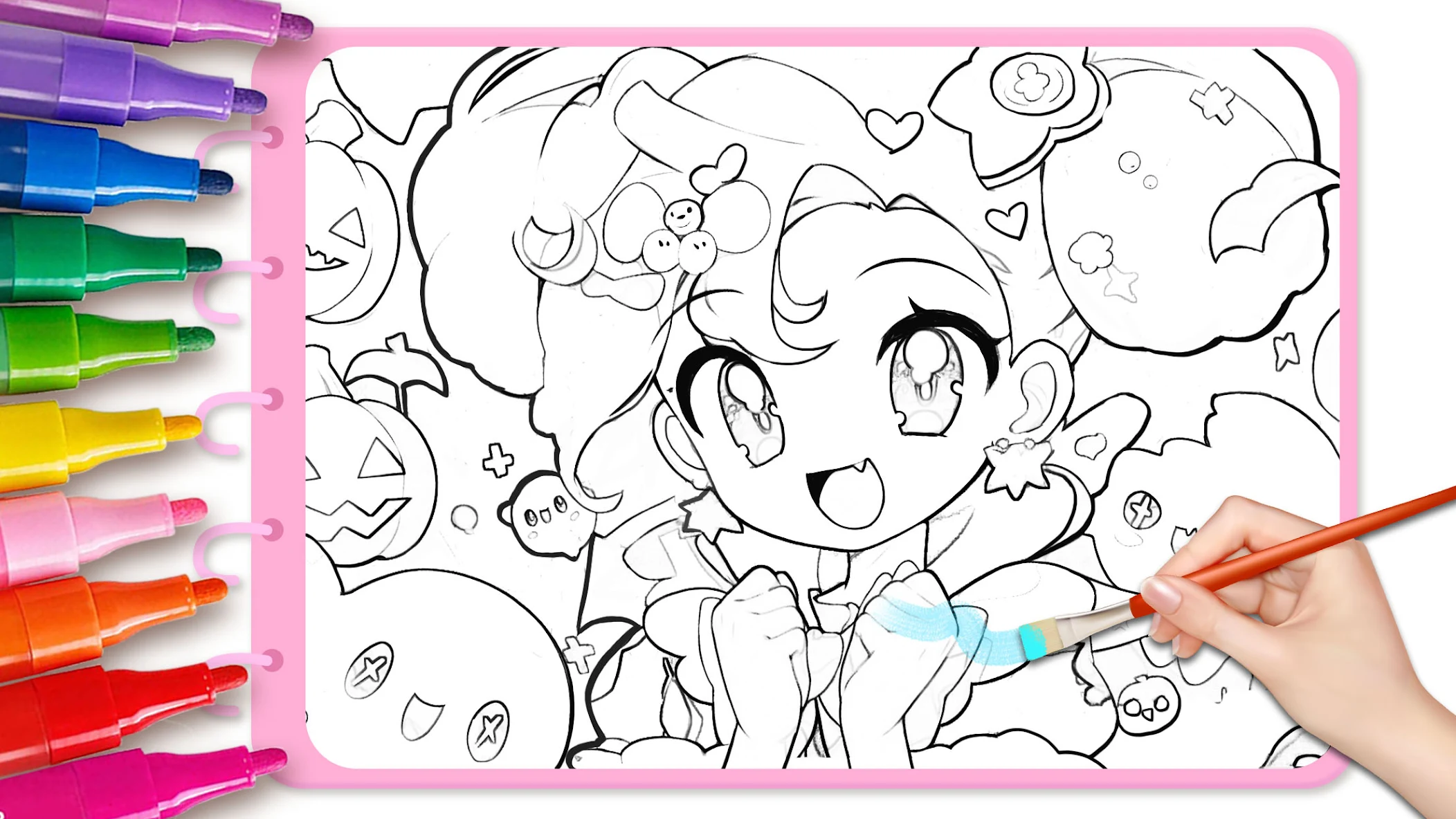 دانلود بازی Cute Drawing : Anime Color Fan اندروید | بازار