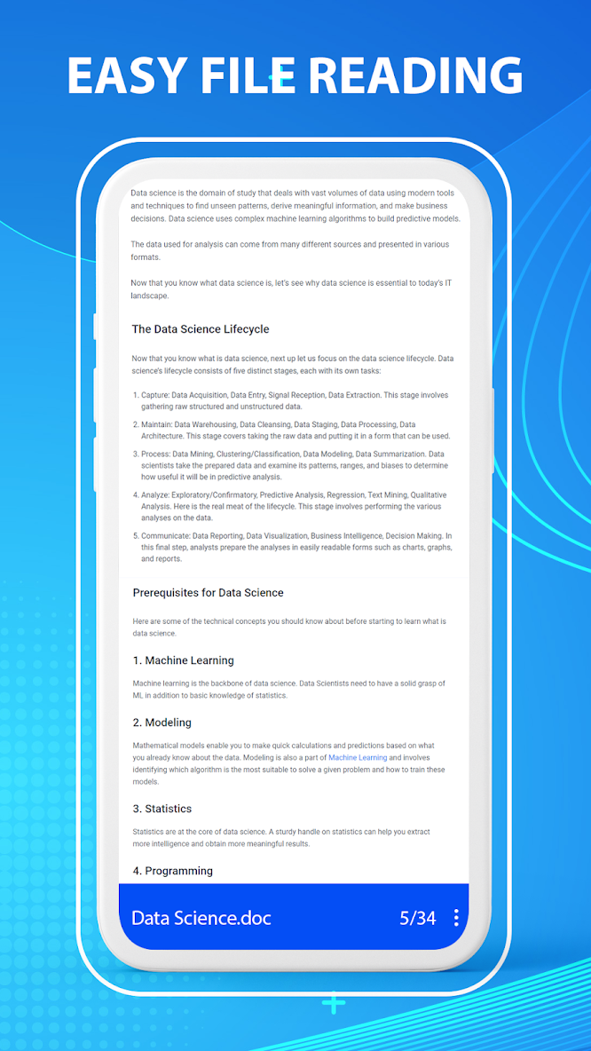 دانلود برنامه Docs Reader, Docx, Word Viewer اندروید | بازار