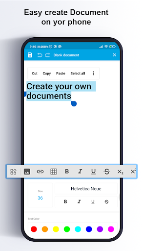 دانلود برنامه Word Editor Docx Editor اندروید بازار