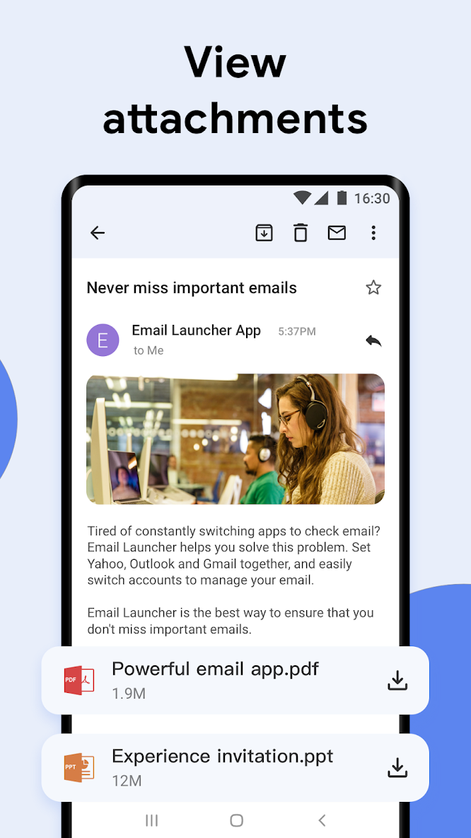 دانلود برنامه Email Home: Manage Emails Easy اندروید | بازار