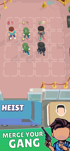 دانلود بازی Merge Gangster Heist Vs Police اندروید بازار