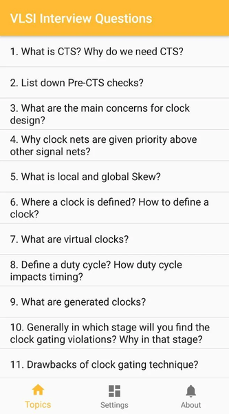 دانلود برنامه VLSI Interview Questions - CTS اندروید | بازار