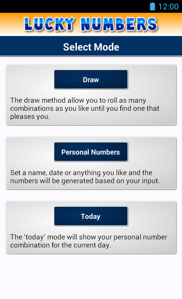 دانلود برنامه Lucky Numbers اندروید بازار