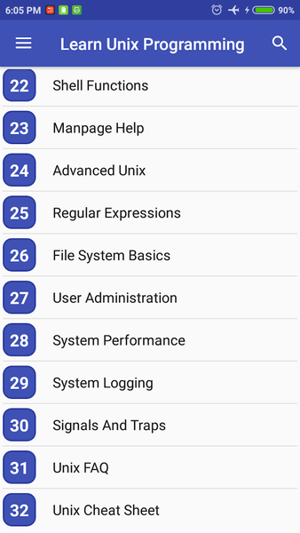 دانلود برنامه Learn Unix And Shell Programming اندروید بازار