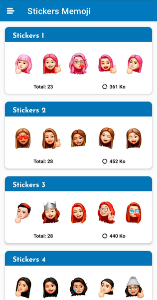 دانلود برنامه Stickers Memoji Wasticker اندروید بازار