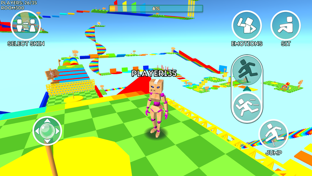 دانلود بازی Obby Online Parkour World اندروید بازار