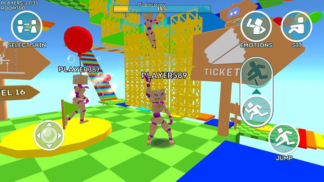 دانلود بازی Obby Online Parkour World اندروید بازار