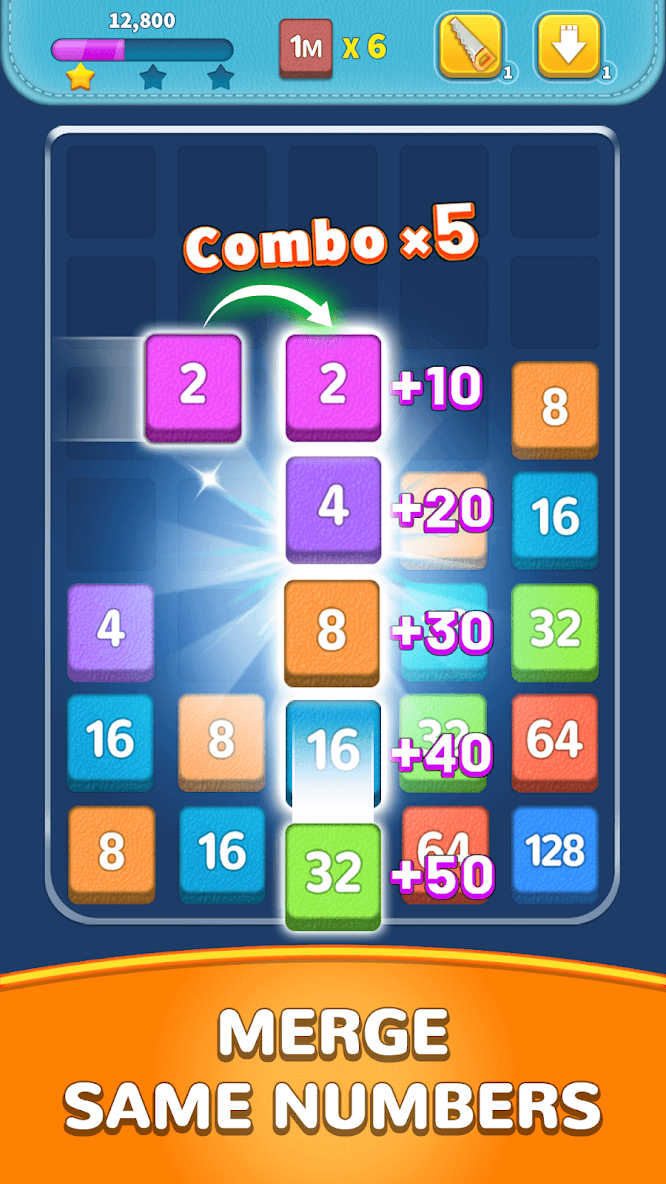 دانلود بازی Merge Number Master اندروید | بازار