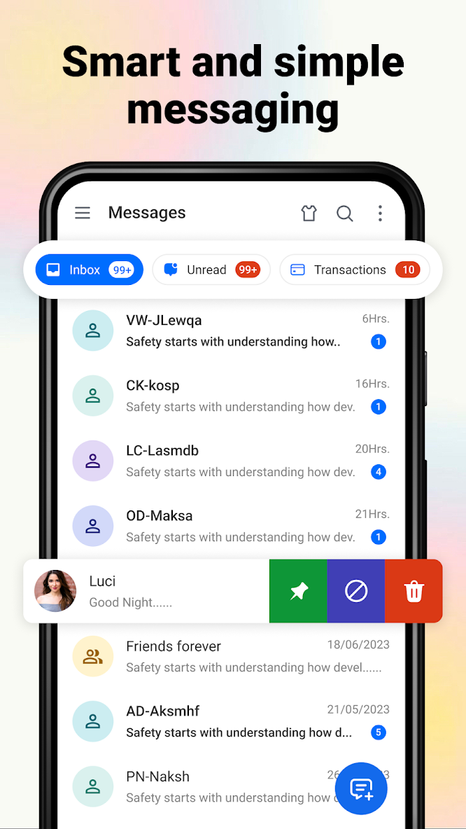 دانلود برنامه Messages: SMS Message Text App اندروید | بازار