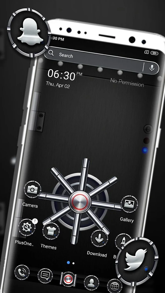 دانلود برنامه Metal Vault Launcher Themes اندروید بازار