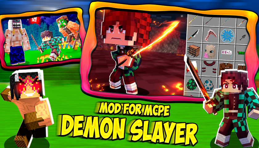 دانلود برنامه Demon Slayer Mod For Minecraft اندروید بازار