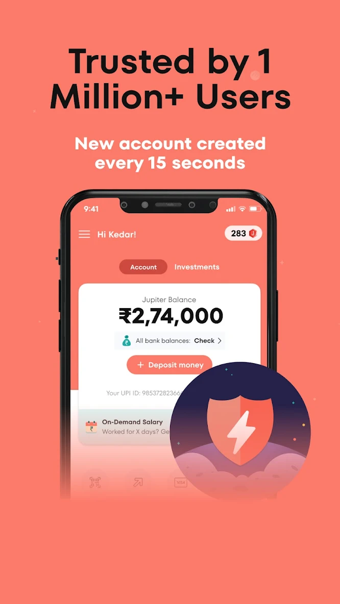 دانلود برنامه Jupiter: Cards, UPI, Banking اندروید | بازار