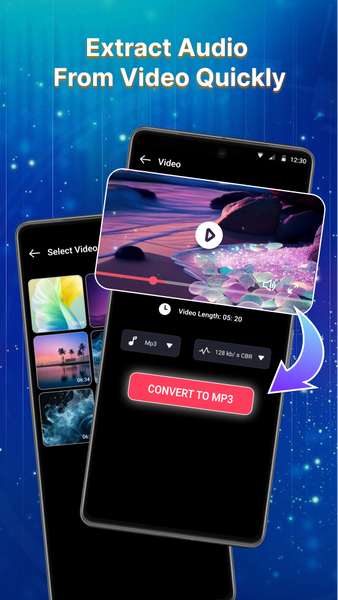 دانلود برنامه Video To Mp۳ Audio Converter اندروید بازار