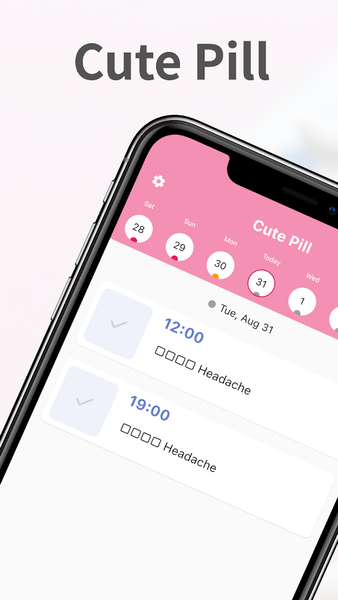 دانلود برنامه Cute Pill: Medication Reminder اندروید | بازار