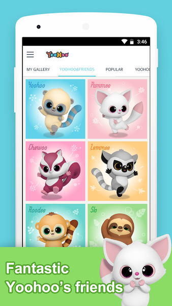 دانلود برنامه YooHoo & Friends Coloring Book اندروید | بازار