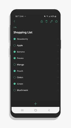 دانلود برنامه Blacknote Notepad Notes دفتر یادداشت تم تاریک اندروید