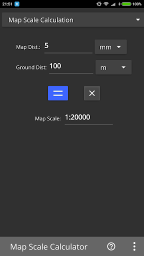 دانلود برنامه Map Scale Calculator اندروید بازار