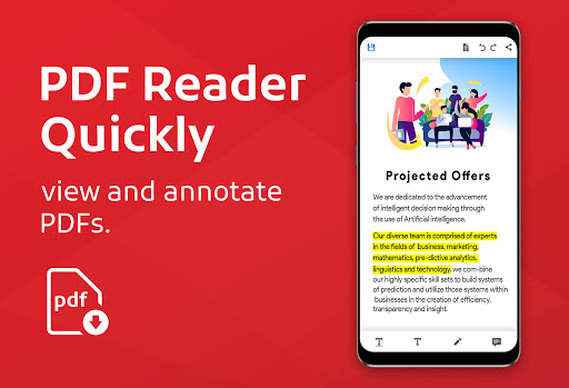 دانلود برنامه PDF Reader App : Read All PDF اندروید | بازار