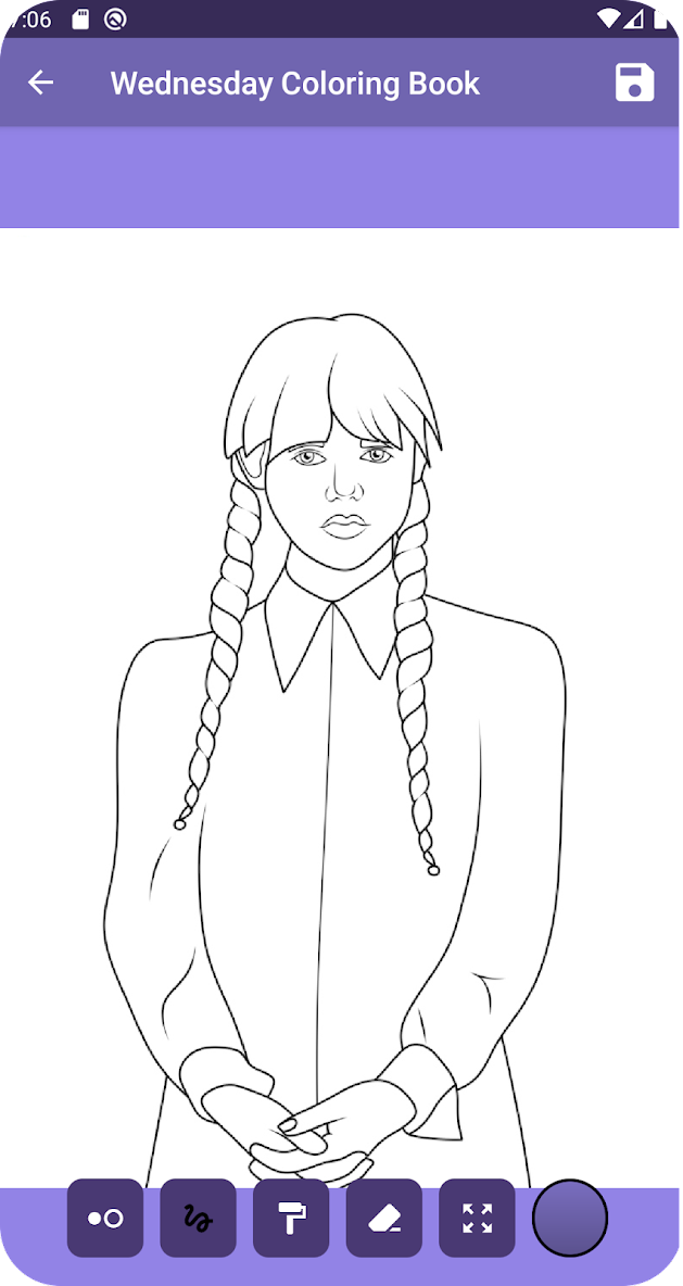 دانلود برنامه Colors: Wednesday Coloring اندروید | بازار