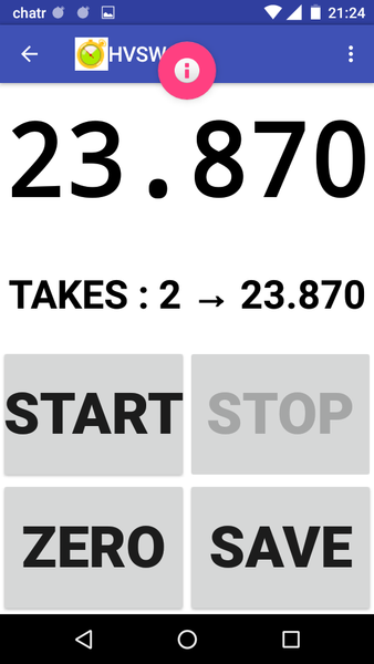 دانلود برنامه High Visibility Stopwatch اندروید | بازار