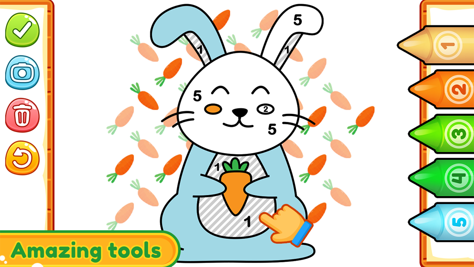 دانلود بازی Coloring by numbers for kids اندروید | بازار