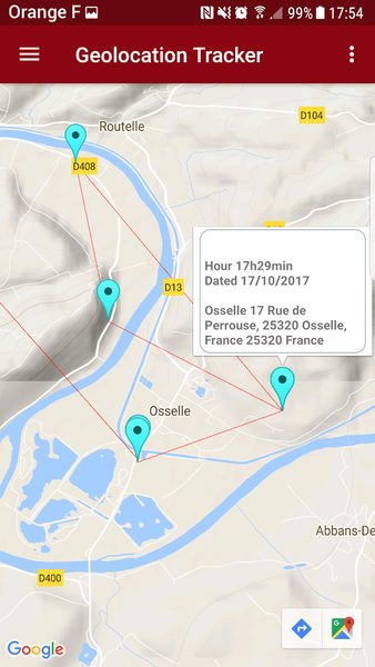 دانلود برنامه GeoLocation tracker phone اندروید | بازار