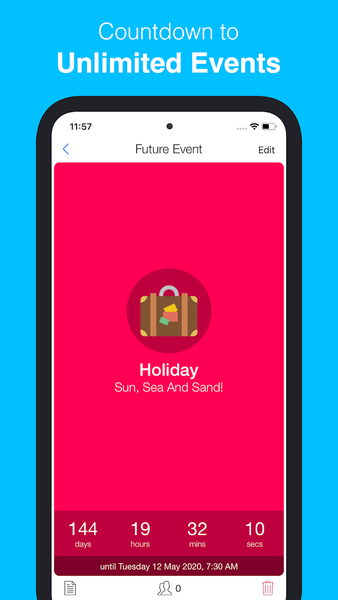 دانلود برنامه Countdown: Event Countdown اندروید | بازار