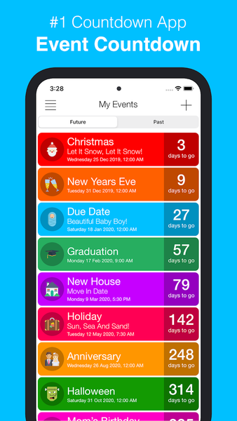 دانلود برنامه Countdown: Event Countdown اندروید | بازار