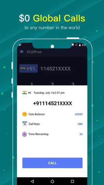 دانلود برنامه VCall - Global WiFi Call اندروید | بازار