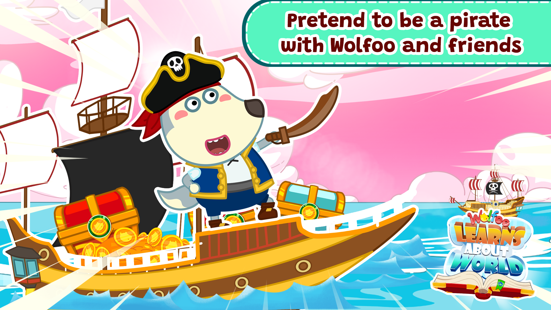 دانلود بازی Wolfoo: Kids Learn About World اندروید | بازار