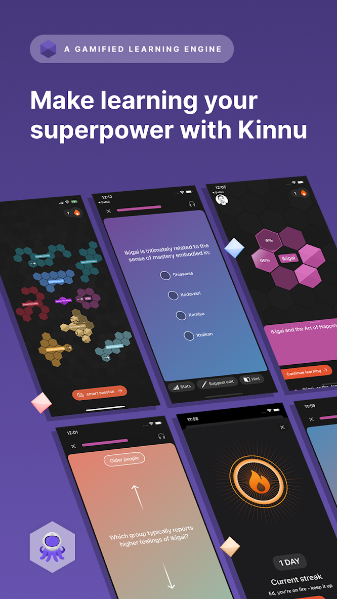 دانلود برنامه Kinnu: Superpower learning اندروید | بازار