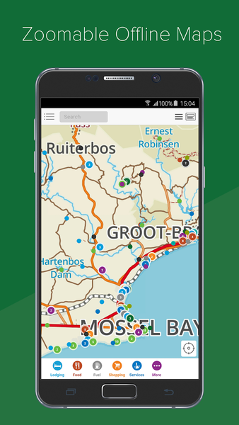 برنامه Tracks4africa Guide دانلود بازار